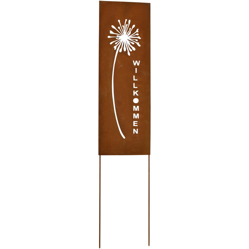 Dekostecker Willkommen, Rost Deko Gartenstecker, Edelrost Gartendeko ... Dekostecker Willkommen, Rost Deko Gartenstecker, Edelrost Gartendeko ...